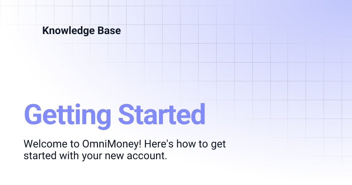 Getting Started | Knowledge Base